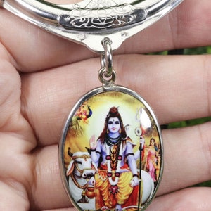 Lord Shiva Locket, Shiva Statue, Durga Pendant, Pendant Hindu, Gift ...