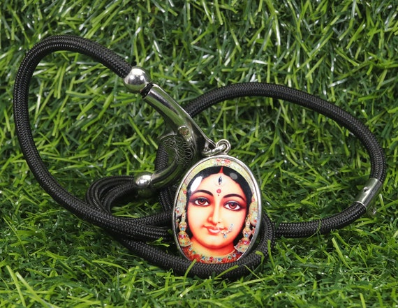 Maa durga locket, Mother durga statue, Durga pendant,… - Gem