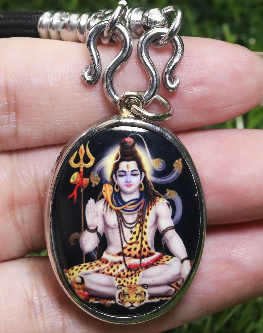 Shiva Locket, Blessed, Shiva Statue, Durga Pendant, Pendant Hindu, Gift ...