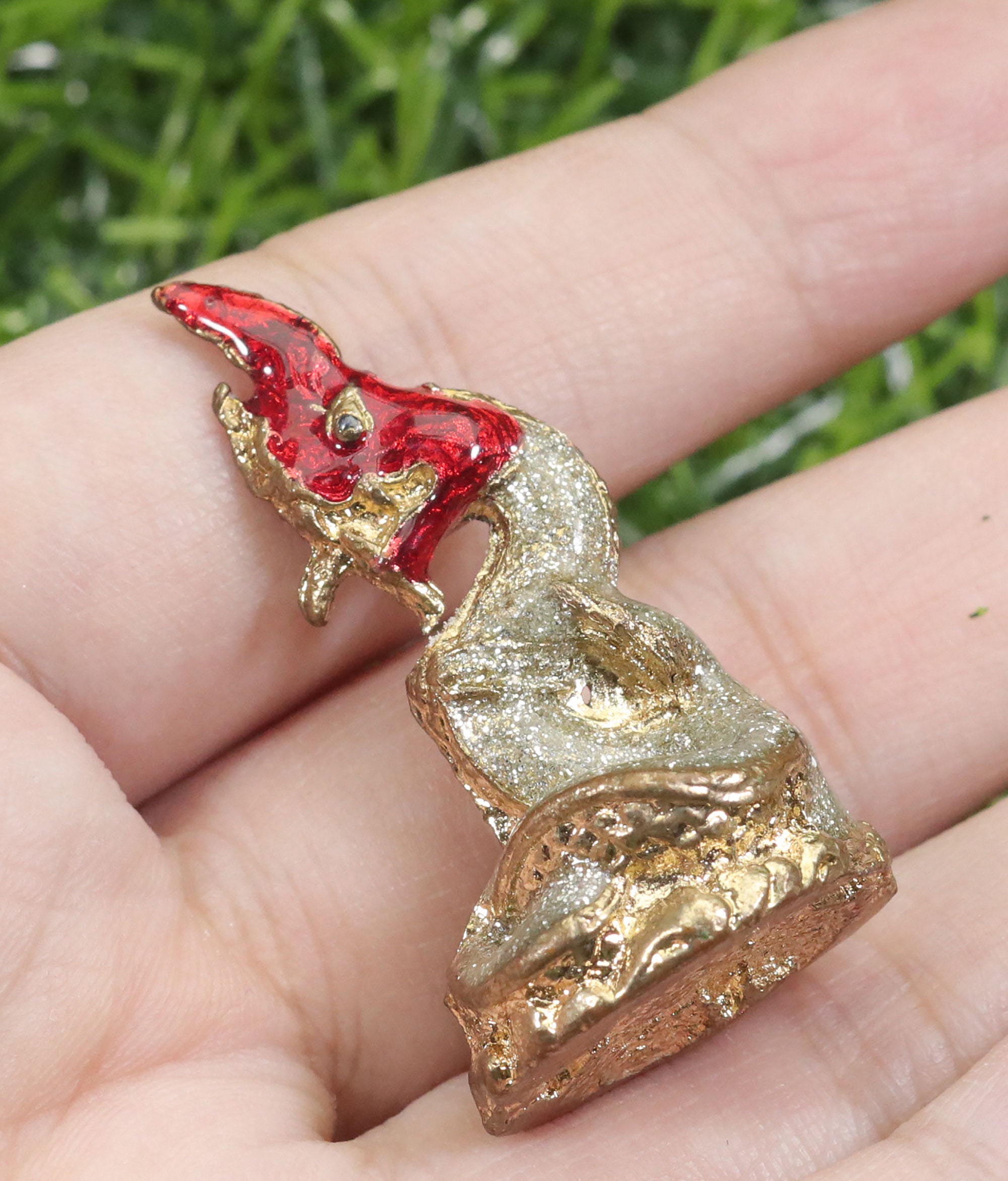 Brass Naga Naga Statue Mini Naga Dragon Brass Thai Amulet - Etsy Ireland