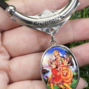 Maa Durga Locket, Mother Durga Statue, Durga Pendant, Pendant Hindu ...