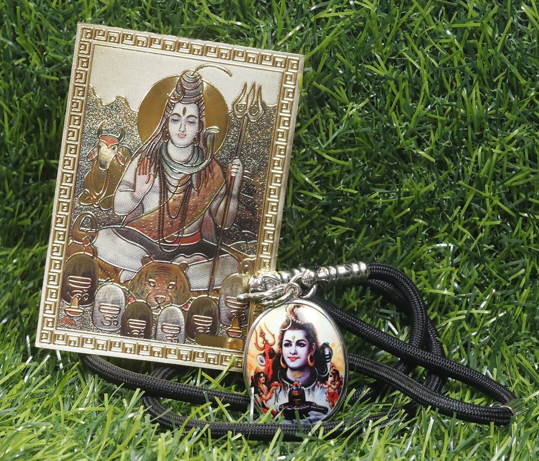 Shiva Locket, Blessed, Shiva Statue, Durga Pendant, Pendant Hindu, Gift ...