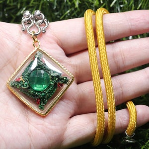 Thai Amulet Naga Pendant, Necklace and Pendant, Serpent, Brass Pendant ...