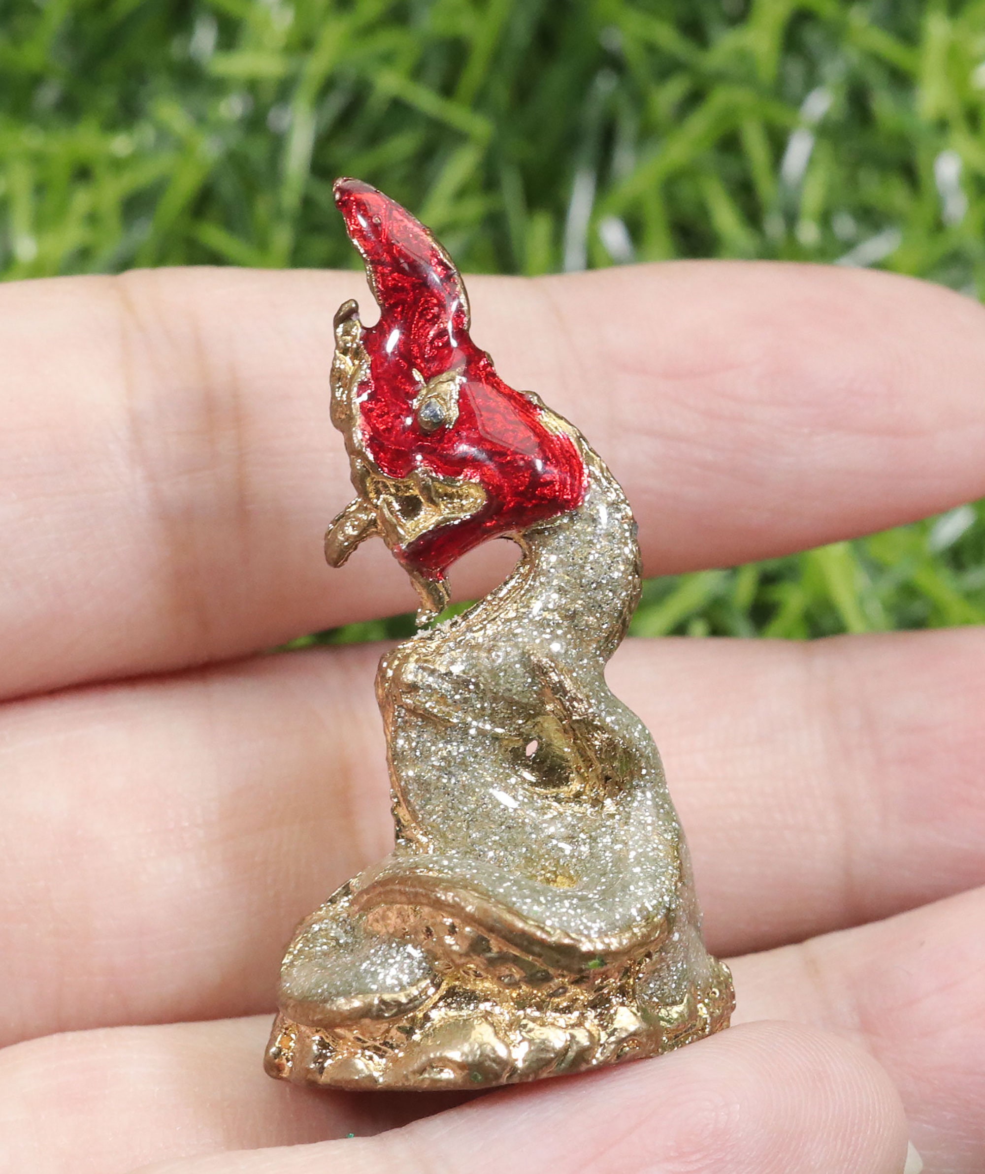 Brass Naga Naga Statue Mini Naga Dragon Brass Thai Amulet - Etsy Ireland