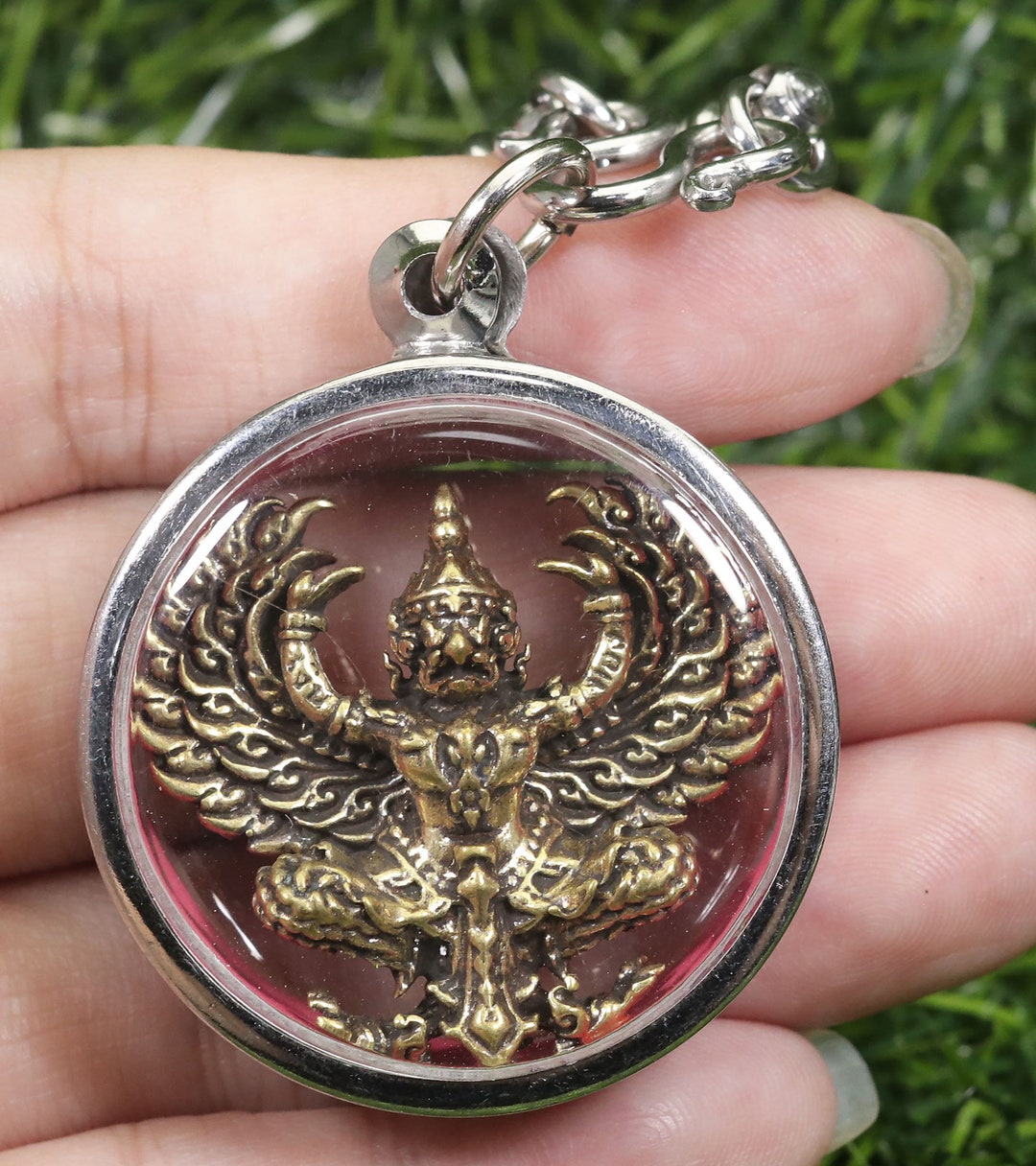 Garuda Pendant, Thai Amulet Pendant, Thai Necklace, Garuda Sculpture ...