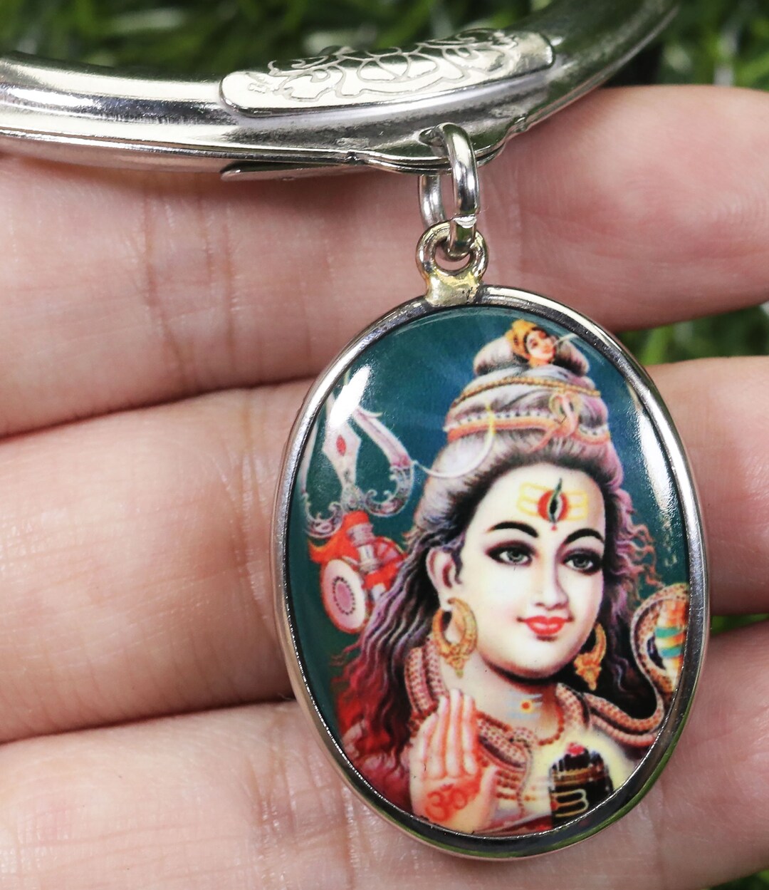 Lord Shiva Locket, Shiva Statue, Durga Pendant, Pendant Hindu, Gift ...