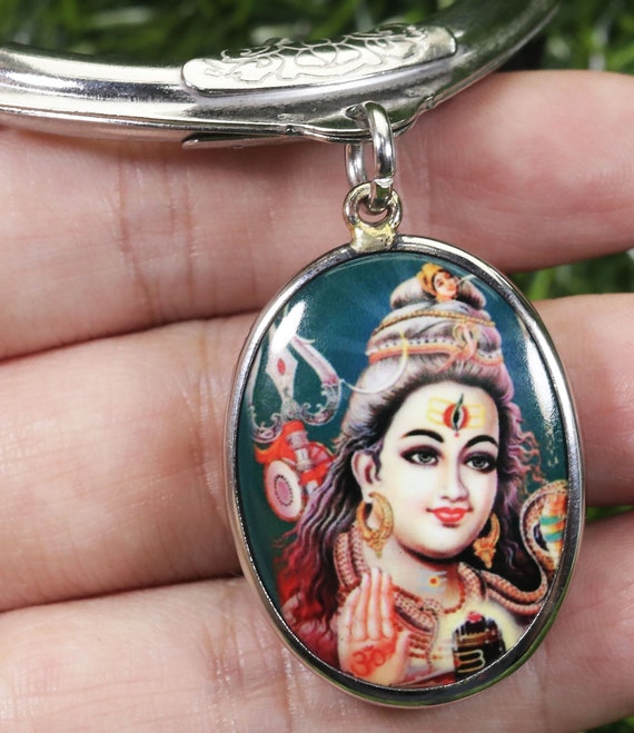 Lord Shiva locket, Shiva statue, Durga pendant, Penda… - Gem