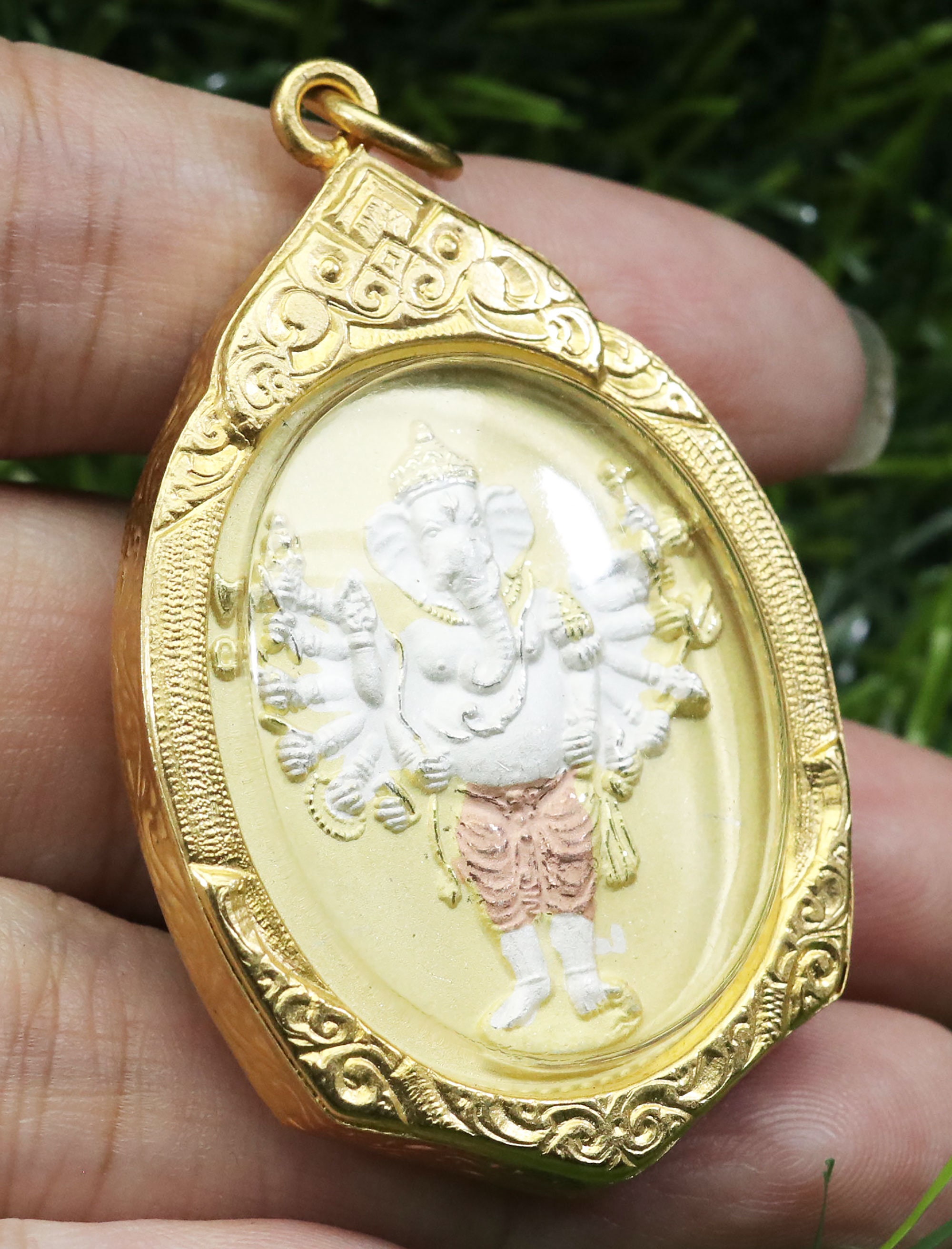 Ganesha Pendant Hindu God Pendant Elephant God Thai - Etsy