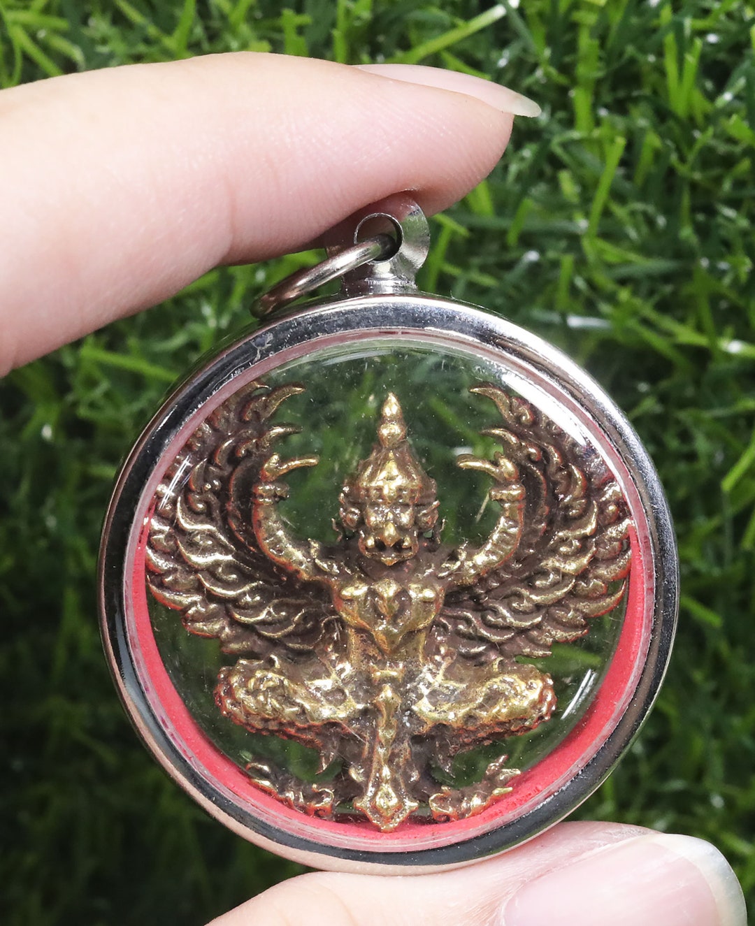 Garuda Pendant, Thai Amulet Pendant, Thai Necklace, Garuda Sculpture ...