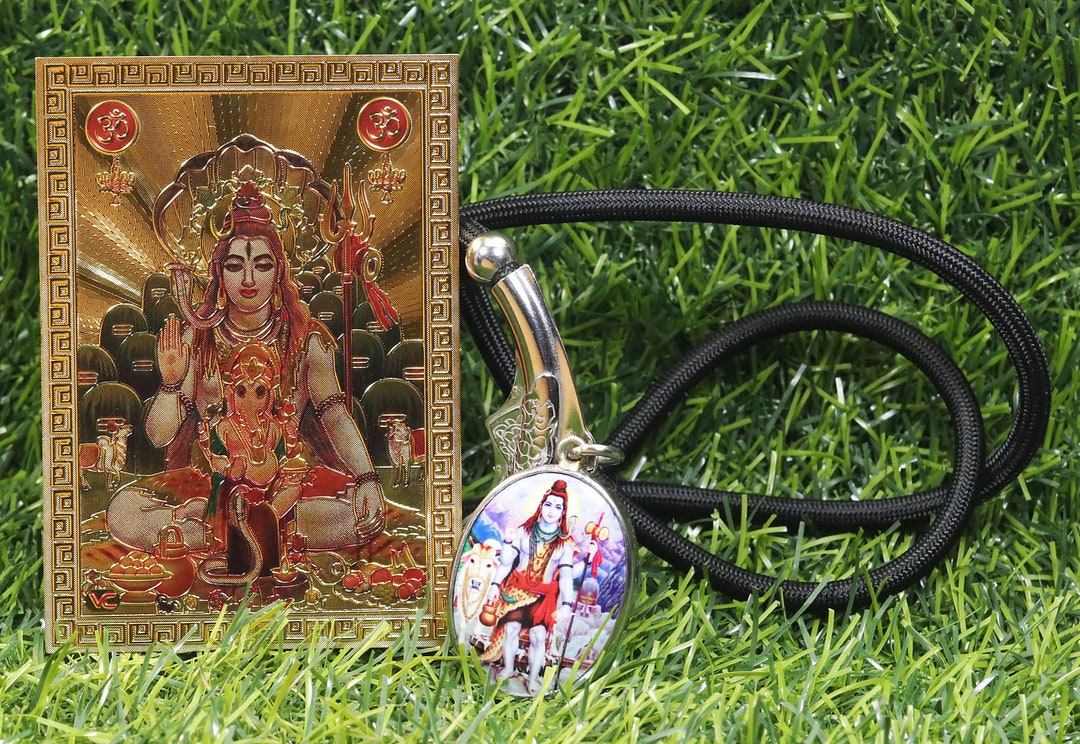Shiva Locket, Blessed, Shiva Statue, Durga Pendant, Pendant Hindu, Gift ...