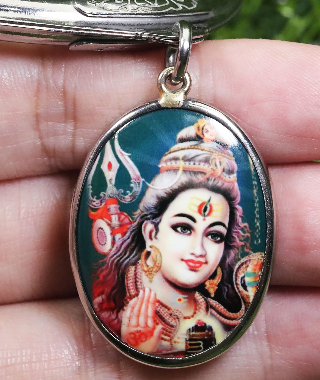 Lord Shiva Locket, Shiva Statue, Durga Pendant, Pendant Hindu, Gift ...