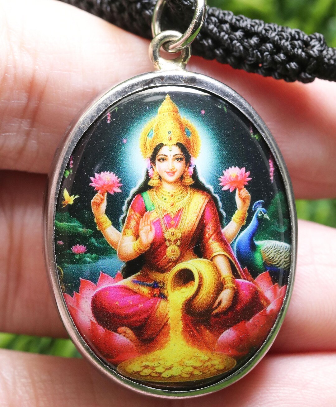 Goddess Lakshmi , Kali Statue, Locket, Hindu Pendant, Durga Goddess ...
