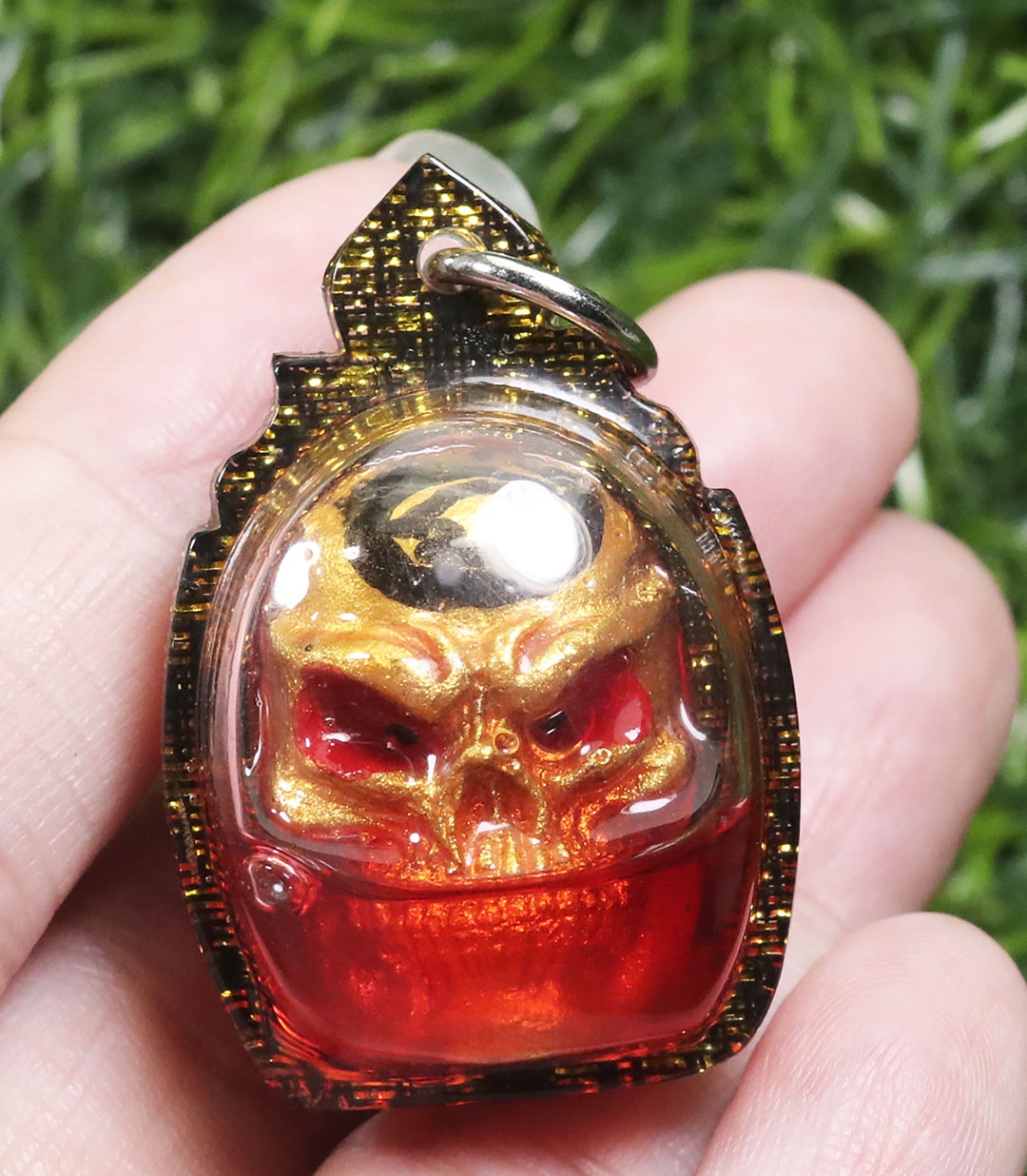Prai Mae Thongkham Pendant, Takrud, Holy Magic, Amulet Pendant, Oil, LP ...