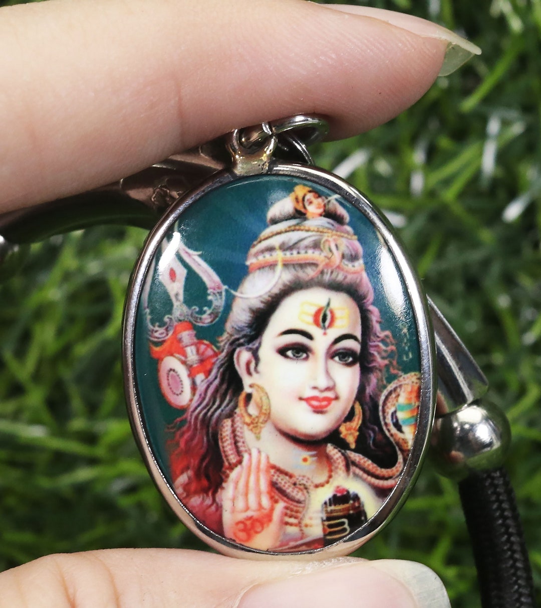 Lord Shiva Locket Shiva Statue Durga Pendant Pendant Hindu - Etsy