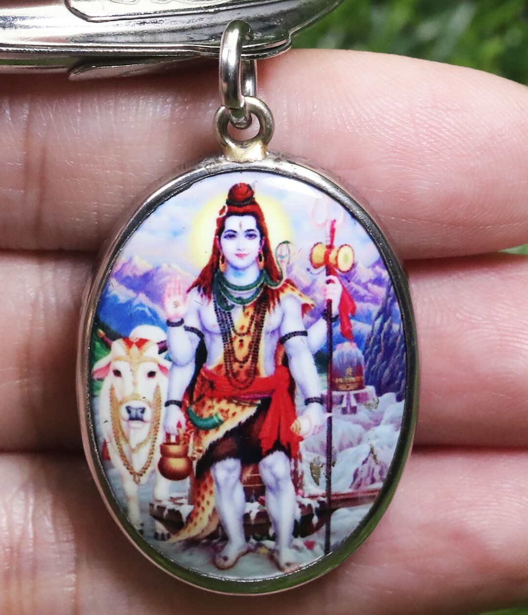 Shiva Locket: Stainless Steel Hindu God Pendant - Etsy