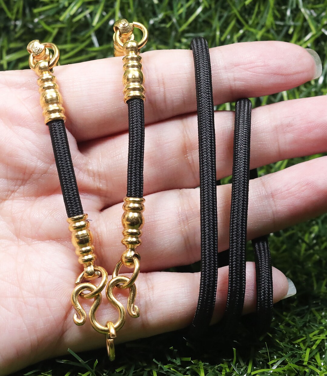 Thai Amulet Necklace: Handmade Rope Talisman With Gold Plated Hooks - Etsy