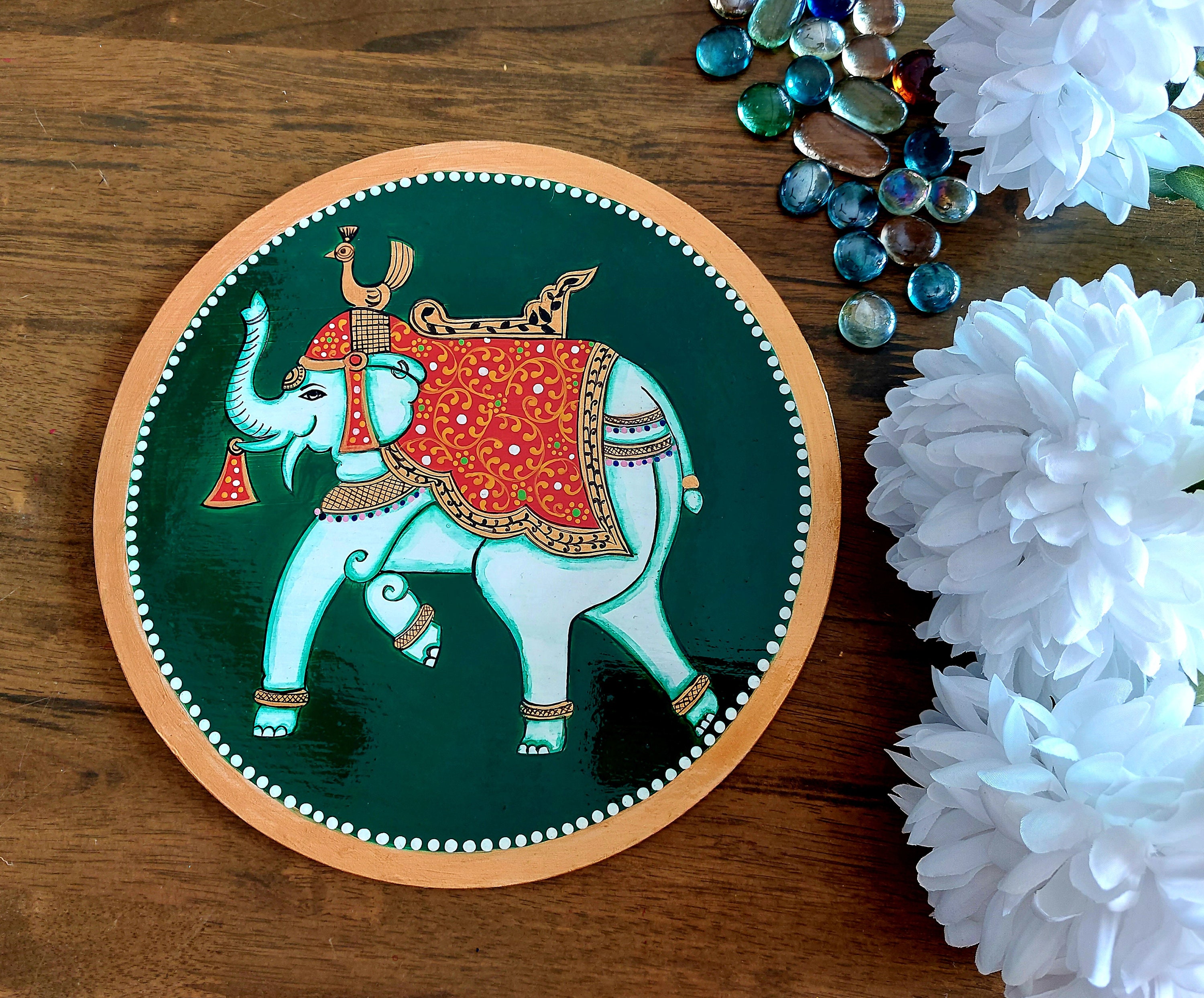 Buy Rajasthani Painting, Jaipur Painting, Wall Plate, Indian Art, Home ...