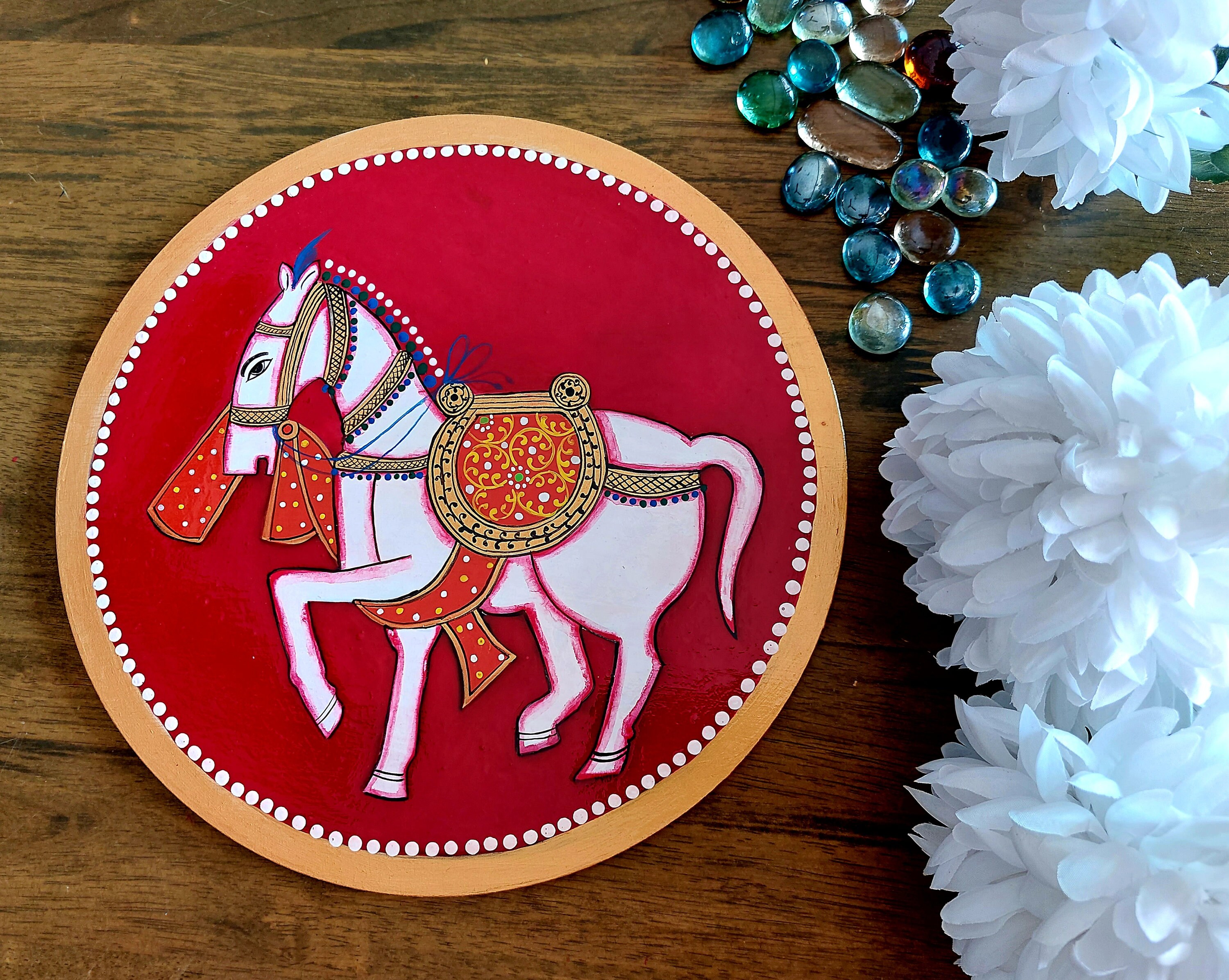 Buy Rajasthani Painting, Jaipur Painting, Wall Plate, Indian Art, Home ...