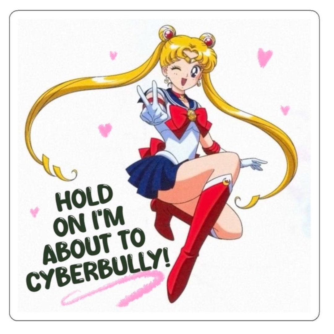 Sailor Moon Cyberbully Sticker Anime Y2K Cute Coquette Home Decor ...