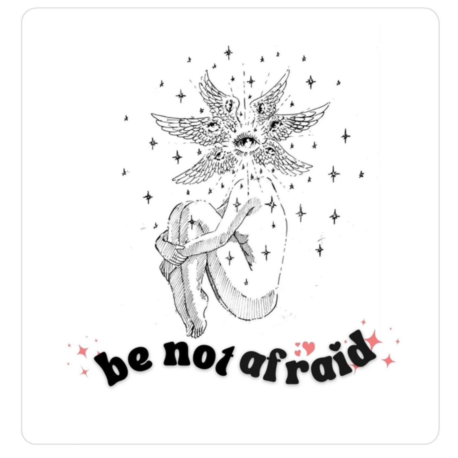 Biblically Accurate Angel, Stickers for Laptop, Vinyl Sticker for Water ...