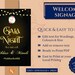 Gala Night Welcome Signage , Sangeet Welcome Sign , Welcome Signage ...