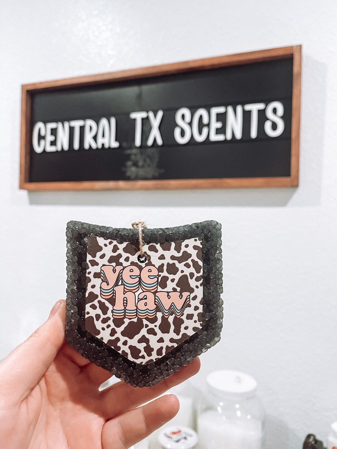 Air Freshener-yee Haw Pocketchoose Scent & Colorcar Scent-car Air ...