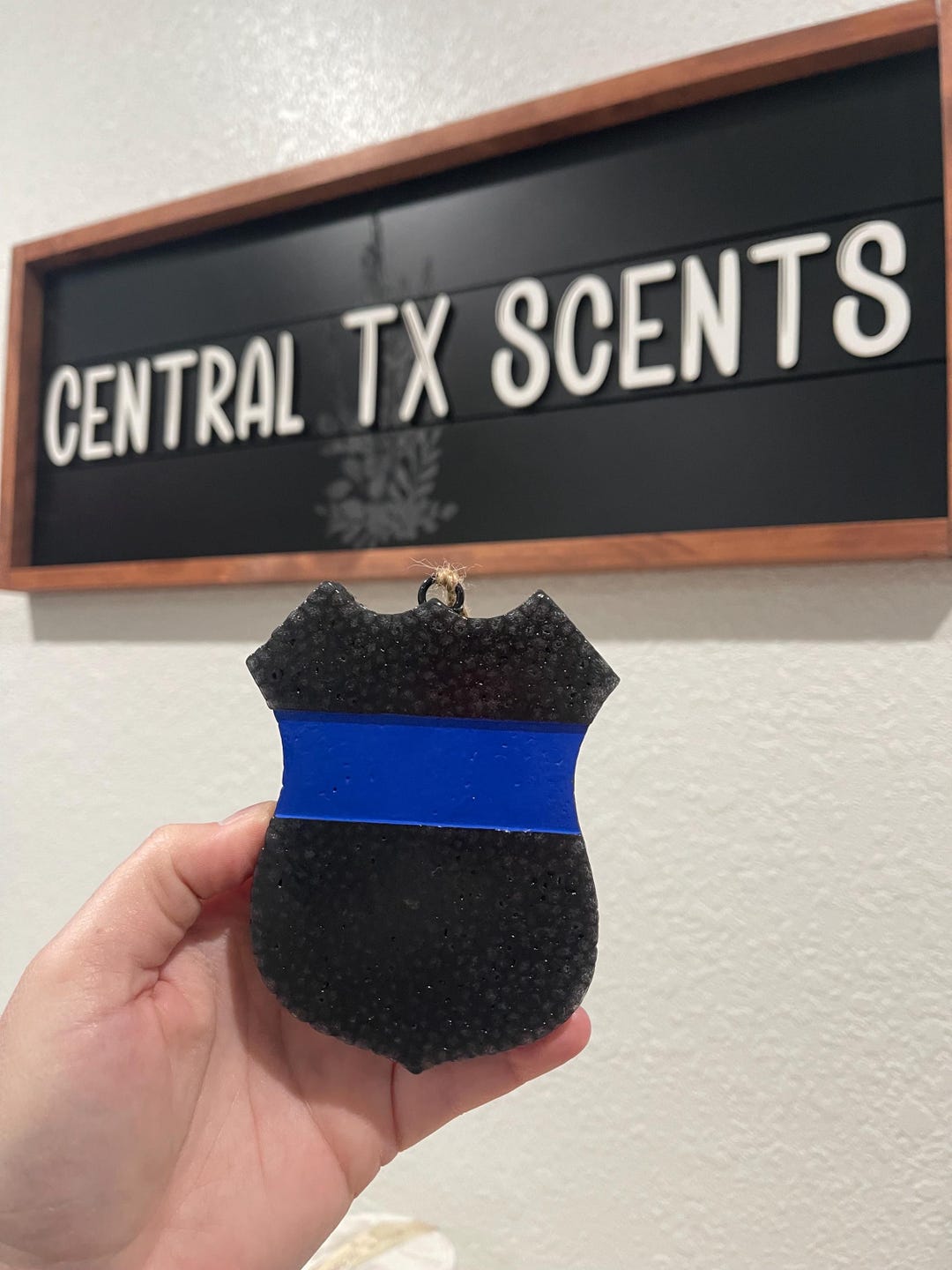 Air Freshener-police Badge-(choose Scent & Color)-car Scent-car Air ...