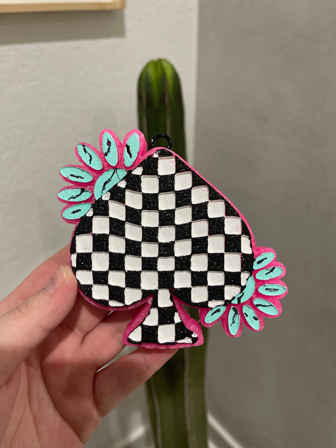 Air Freshener-checkered Spade-(choose Scent & Color)-car Scent-car ...