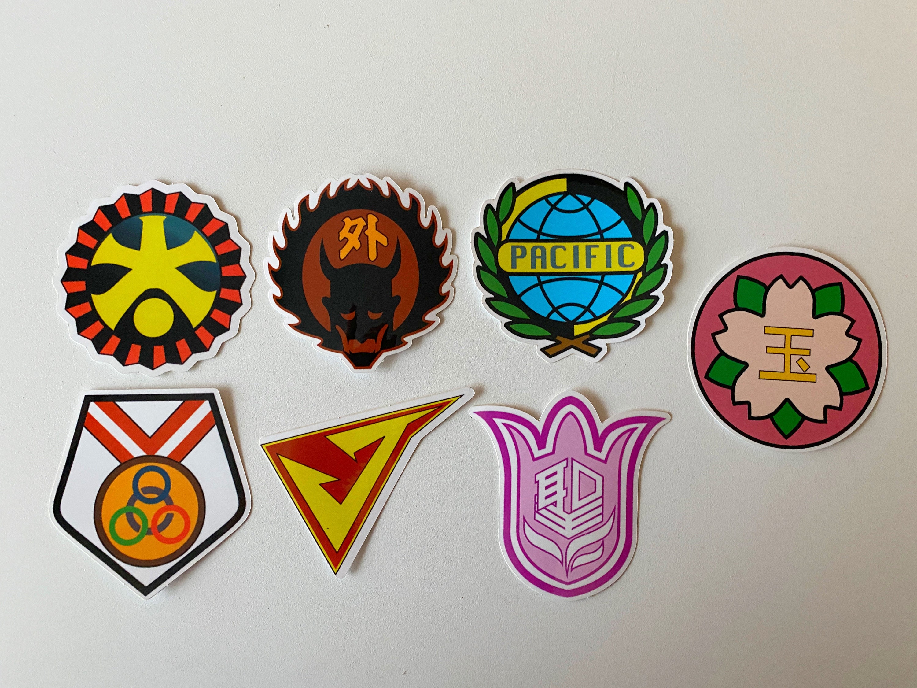 Rival Schools School Emblem Vinyl Stickers | Etsy