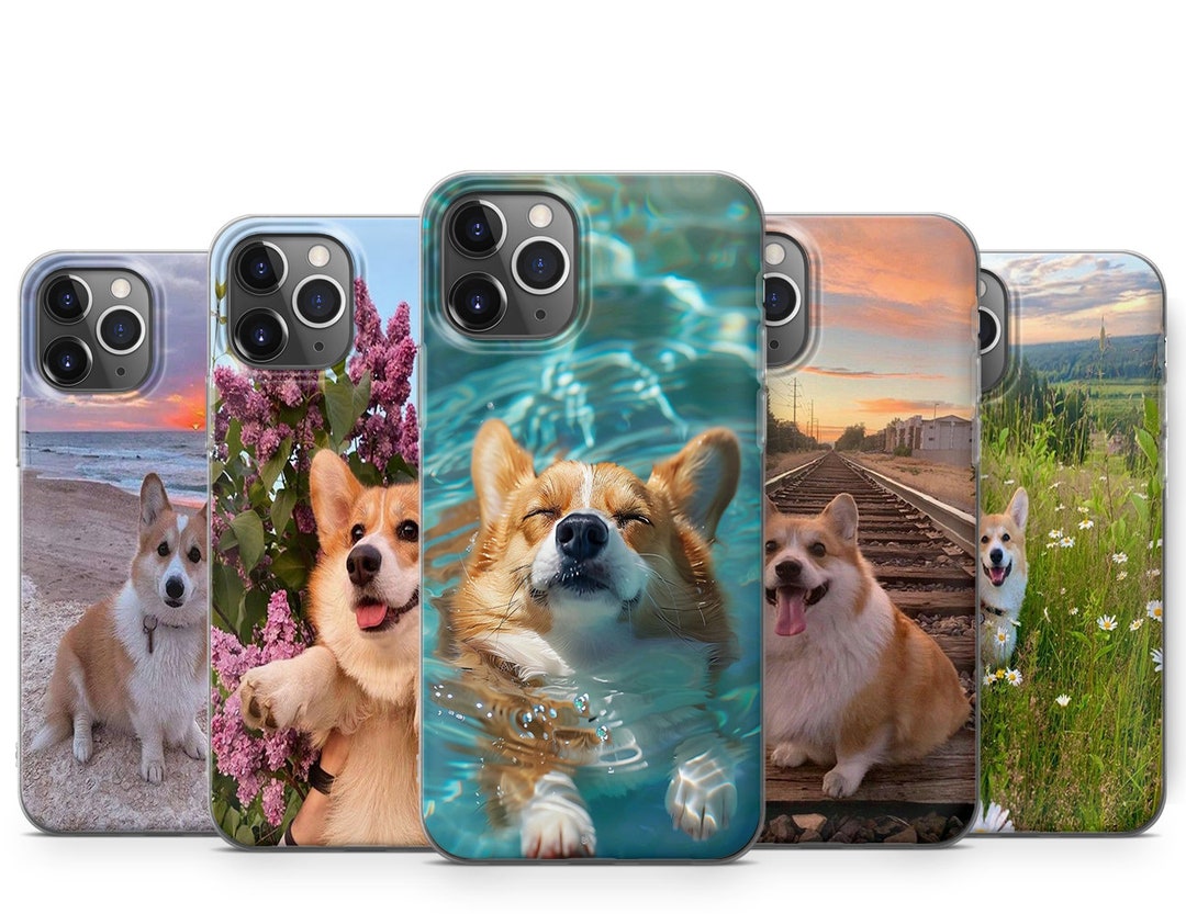 CORGI Cute Puppy Phone Case for iPhone 16 15 14 13 12 11 Samsung S25 ...