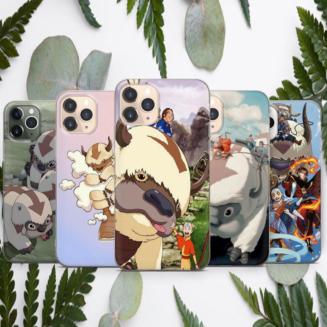 Appa Sky Bison Avatar Phone Case for iPhone 16 15 14 13 12 11 Samsung ...