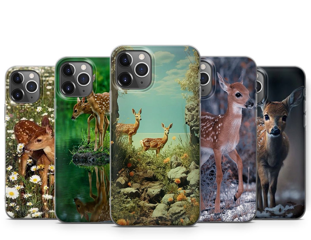 Deer Roe Bambi Fawn Protective Durable Phone Case for iPhone 15 14 13 ...