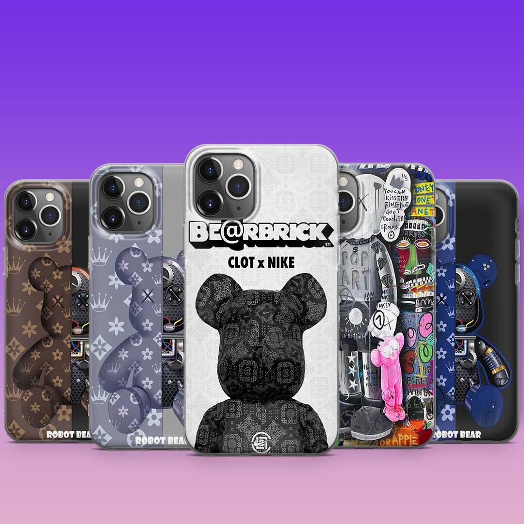 Toy Bear Phone Case for iPhone 17 16 15 14 13 12 11 Samsung S25 S24 S23 ...