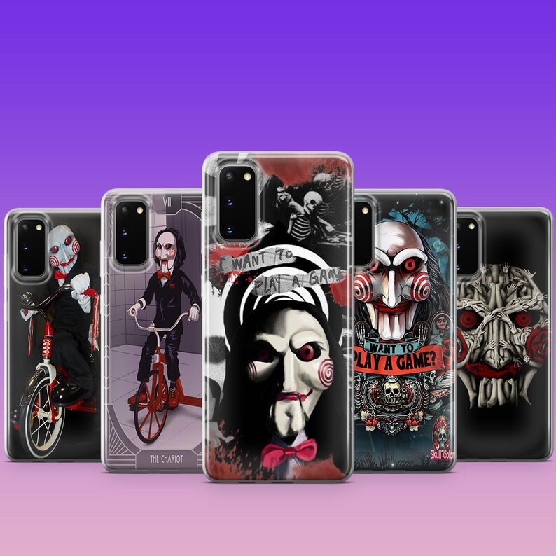 Scary Mask Horror Phone Case for iPhone 17 Pro Max 16 Pro 15 14 13 12 ...