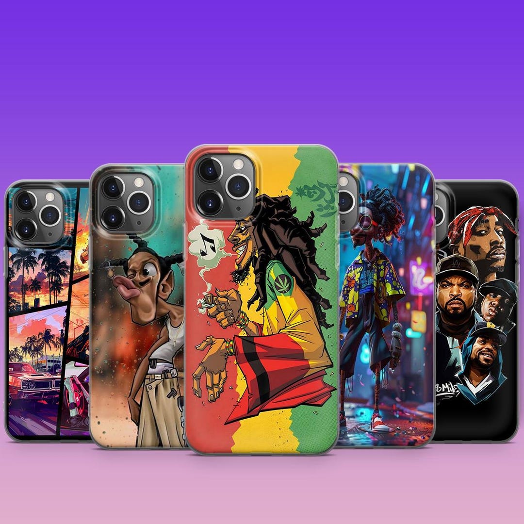 BOY'S Gangster RASTAFARIAN Phone Case for iPhone 16 15 14 13 12 11 ...