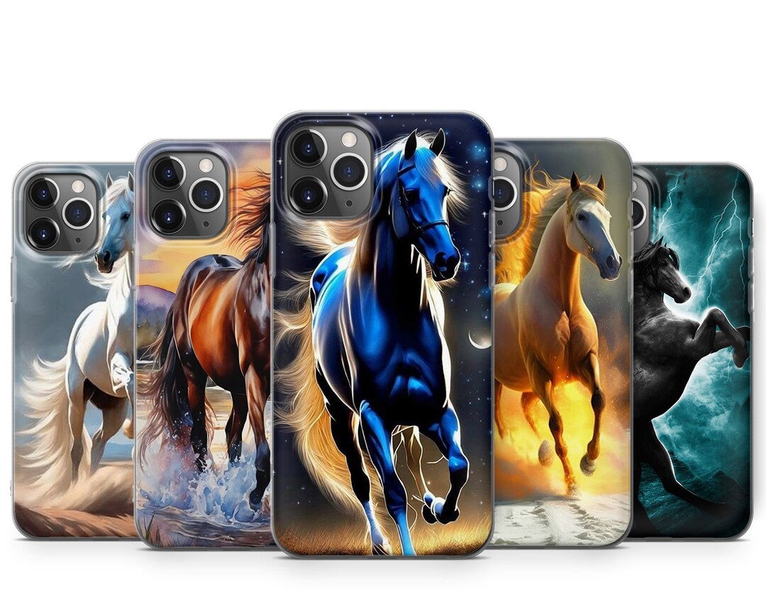 Horse Mustang Phone Case for iPhone 16 15 14 13 12 11 Samsung S25 S24 ...