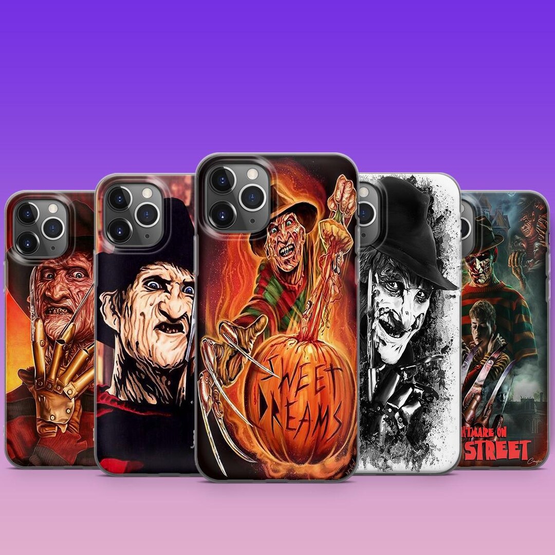 Nightmare Freddy Horror Phone Case for iPhone 16 15 14 13 12 11 Samsung ...
