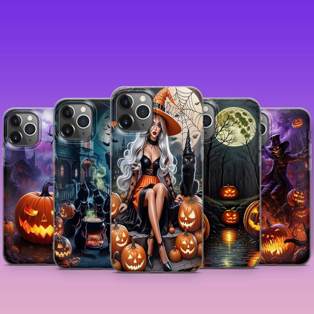 Halloween Sexy Witch Mode Protective Durable Phone Case for iPhone 15 ...