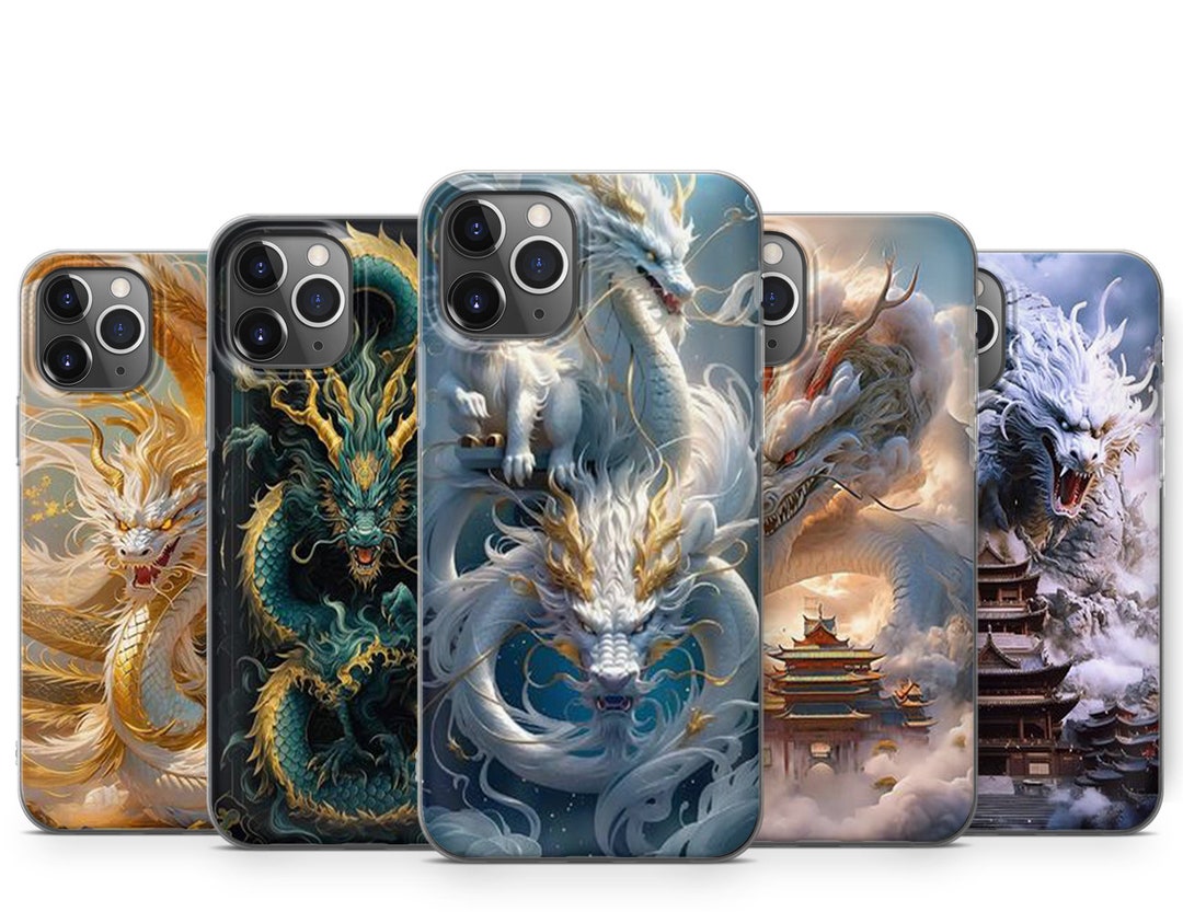 Chinese Dragon Phone Case for iPhone 16 15 14 13 12 11 Samsung S25 S24 ...