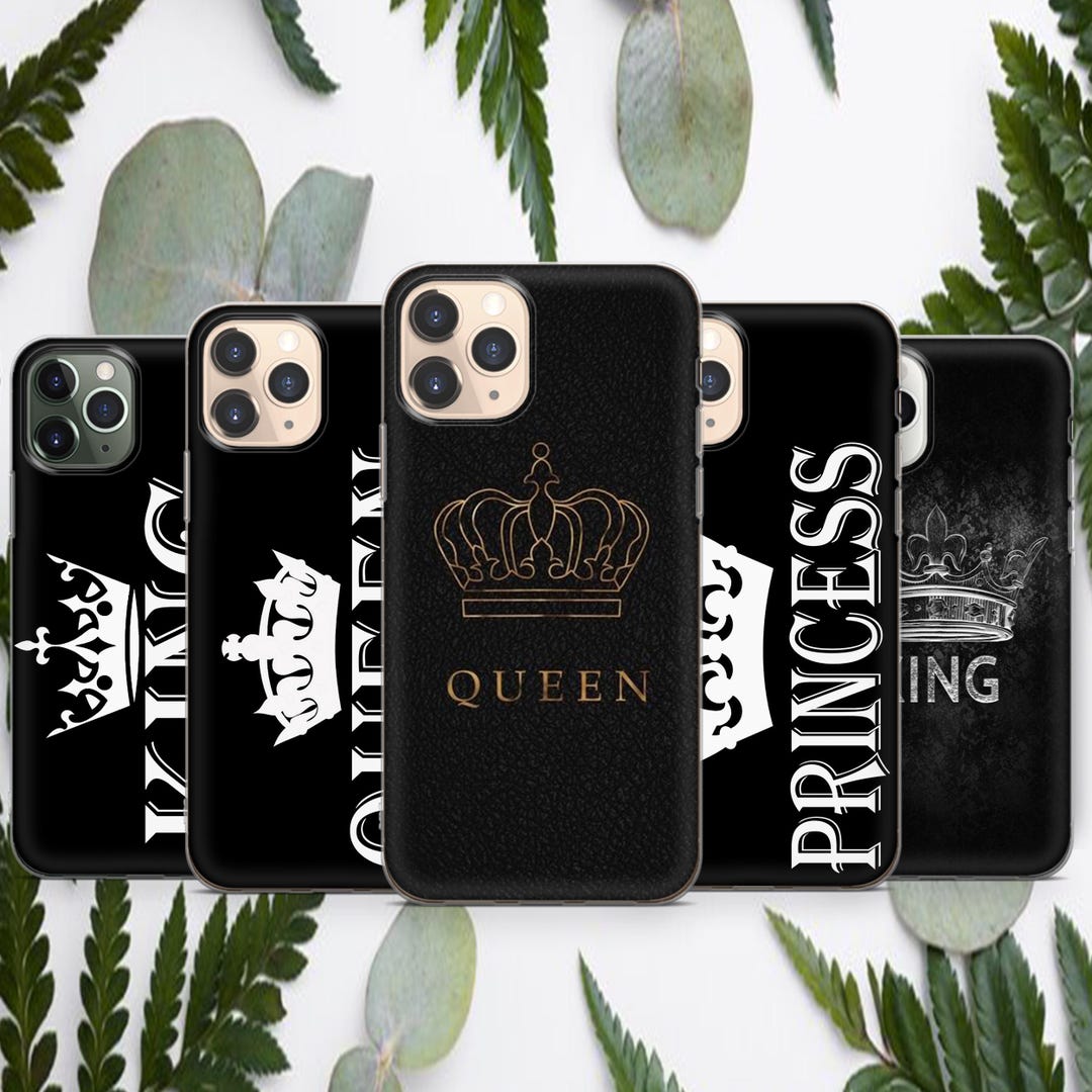 Queen King Princess Phone Case for iPhone 17 Pro Max 16 Pro 15 14 13 12 ...