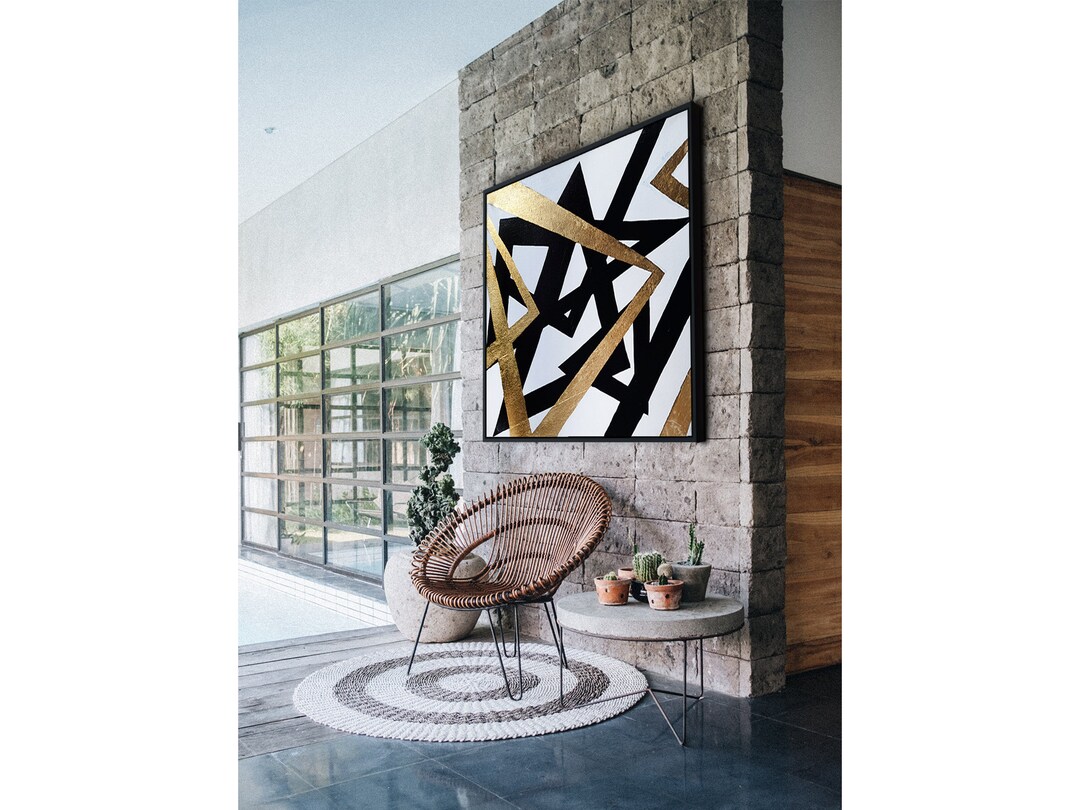 Large Original Black White Wall Art by Oleksii Zhukov RFC - Etsy