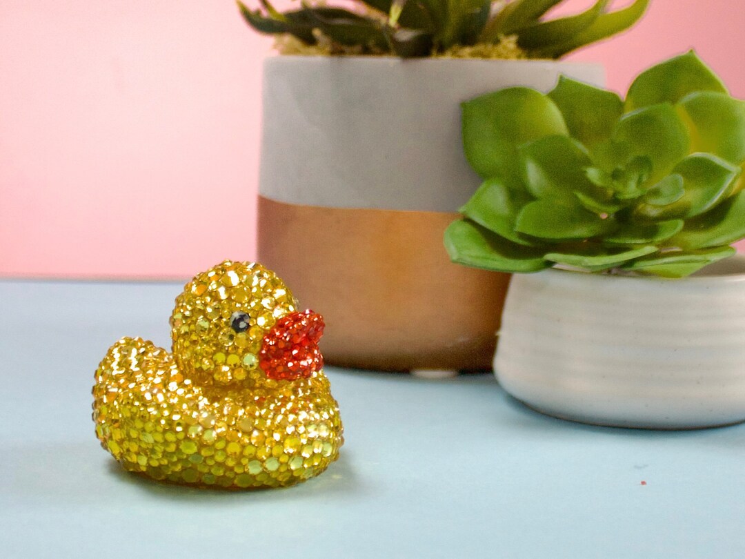 Glass Crystal Rubber Duck - Etsy