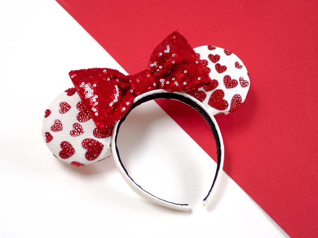 Luxury Heart Glass Crystal Ears - Etsy