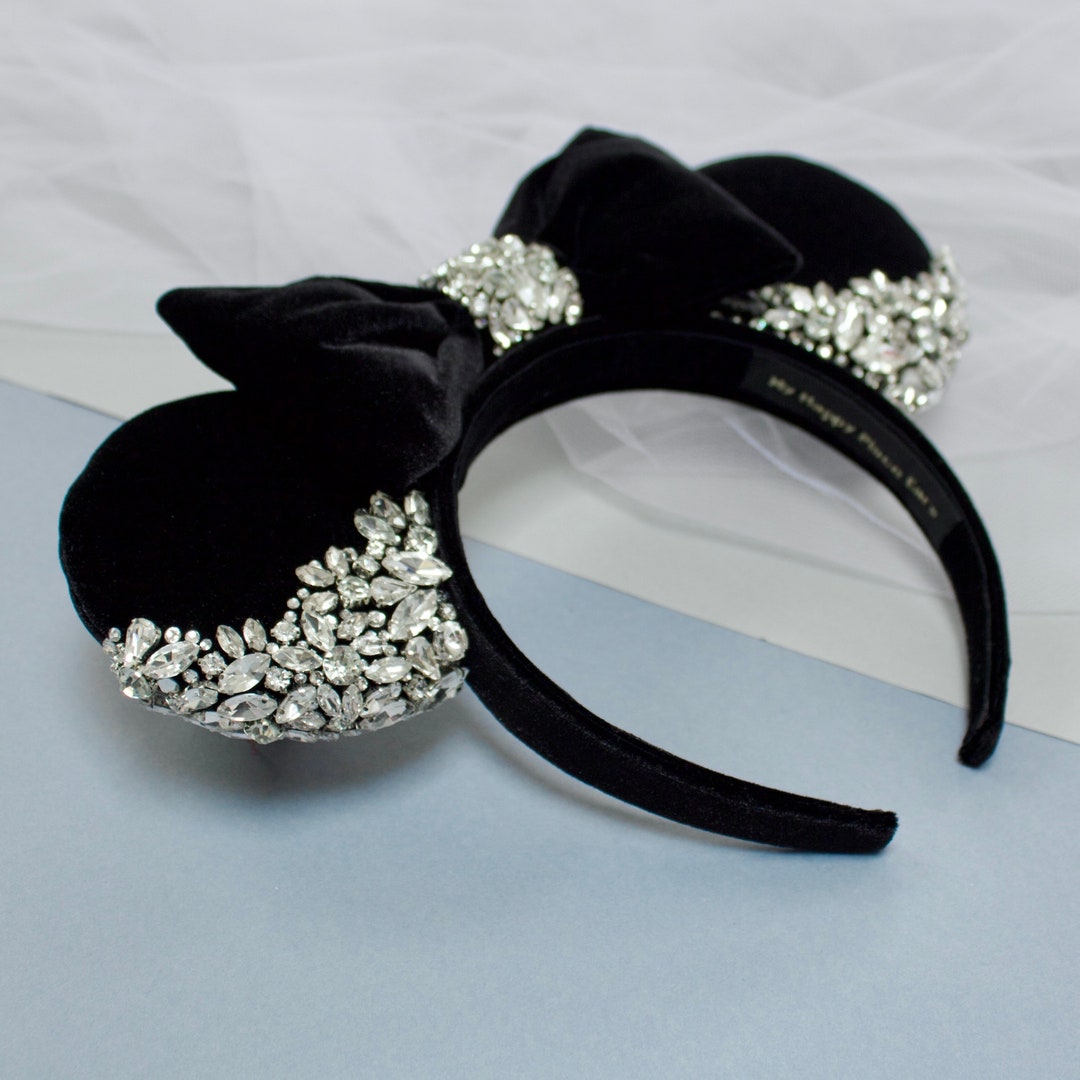 Luxury Glass Crystal Velvet Ears - Etsy