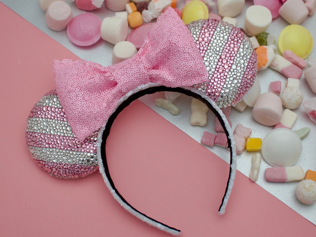 Luxury Glass Crystal Candy Stripe Ears Pick N Mix Colours - Etsy