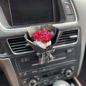 Handmade Mini Natural Dried Flower Bouquet (rosy) ⋆ Car Accessories ⋆ ...