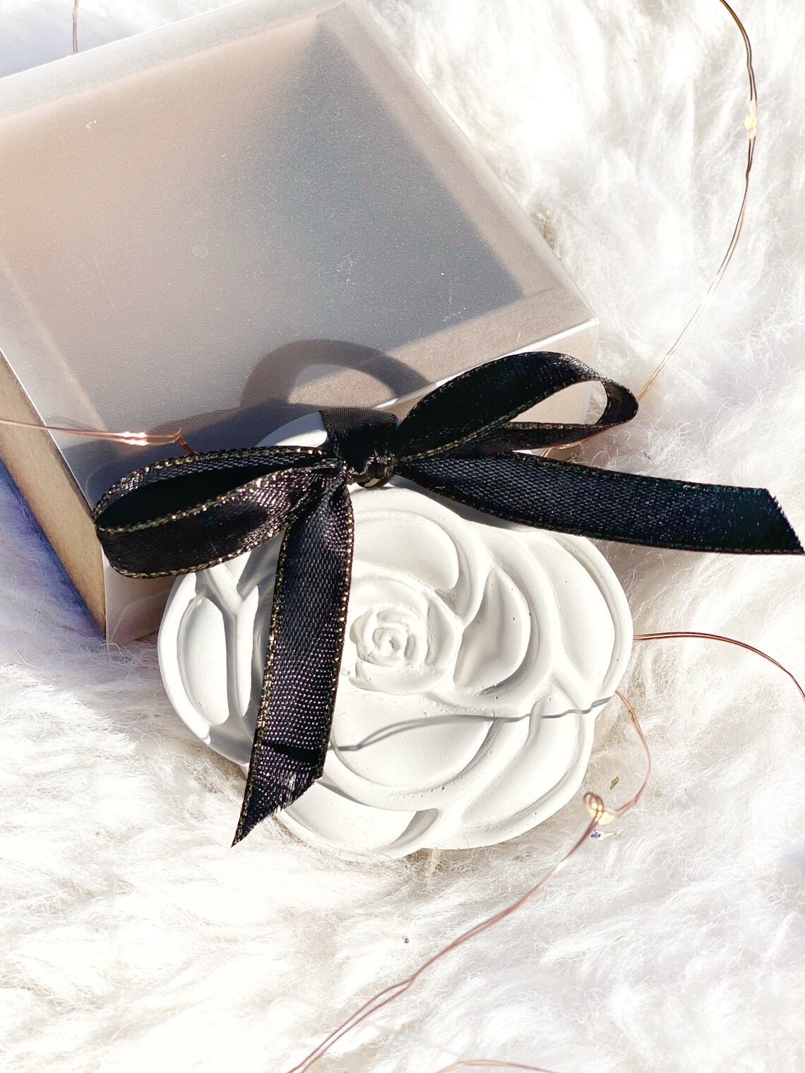 Camellia Handmade Plaster Diffuser for Essential Oils | Etsy