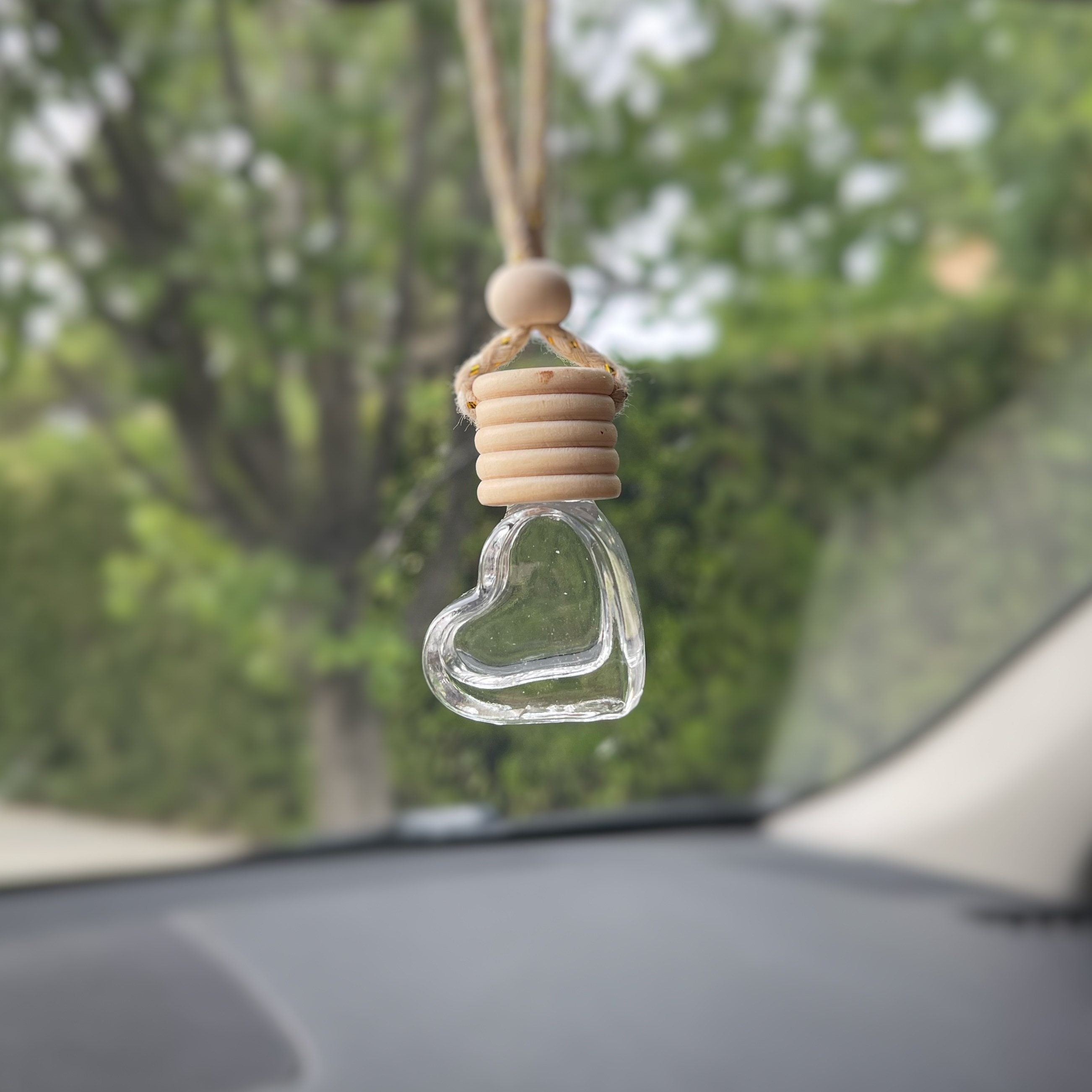 Scented Hanging Glass Diffuser Car Freshener Bottle for - Etsy