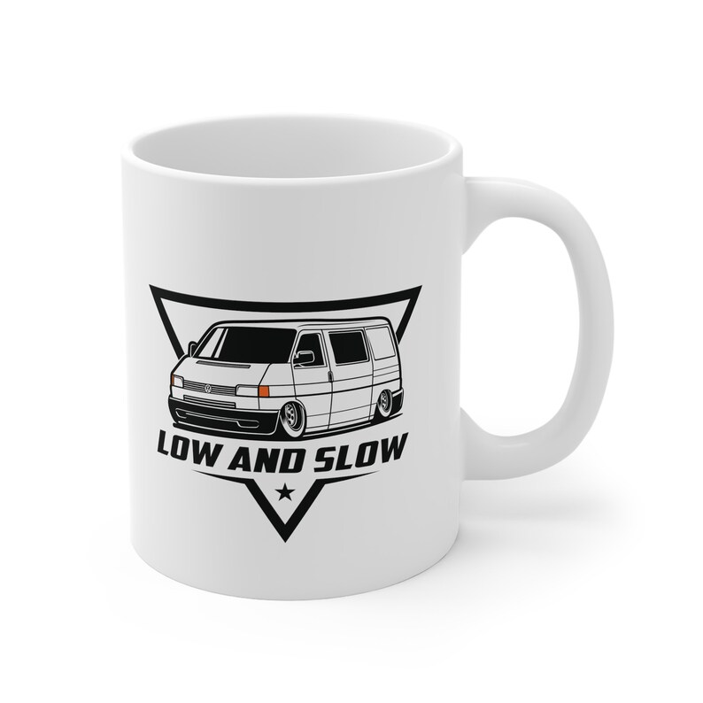 VW T4 Low and Slow Mug Classic Van Enthusiast Coffee Cup 11oz - Etsy
