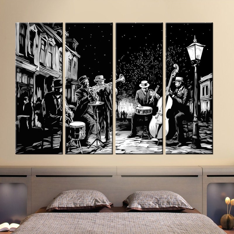 Black Jazz Art - Etsy